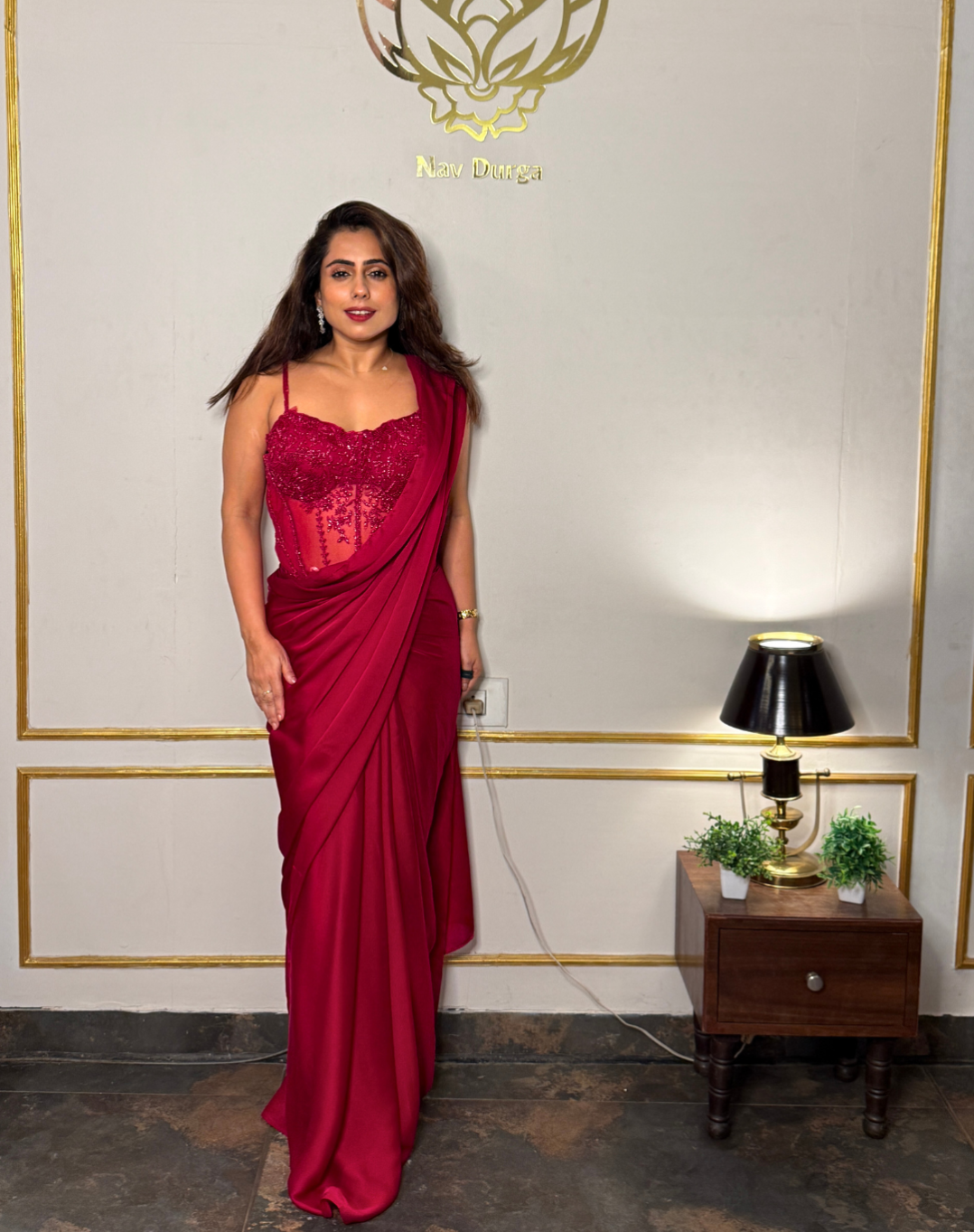 Drape Saree – NAV DURGA CREATION